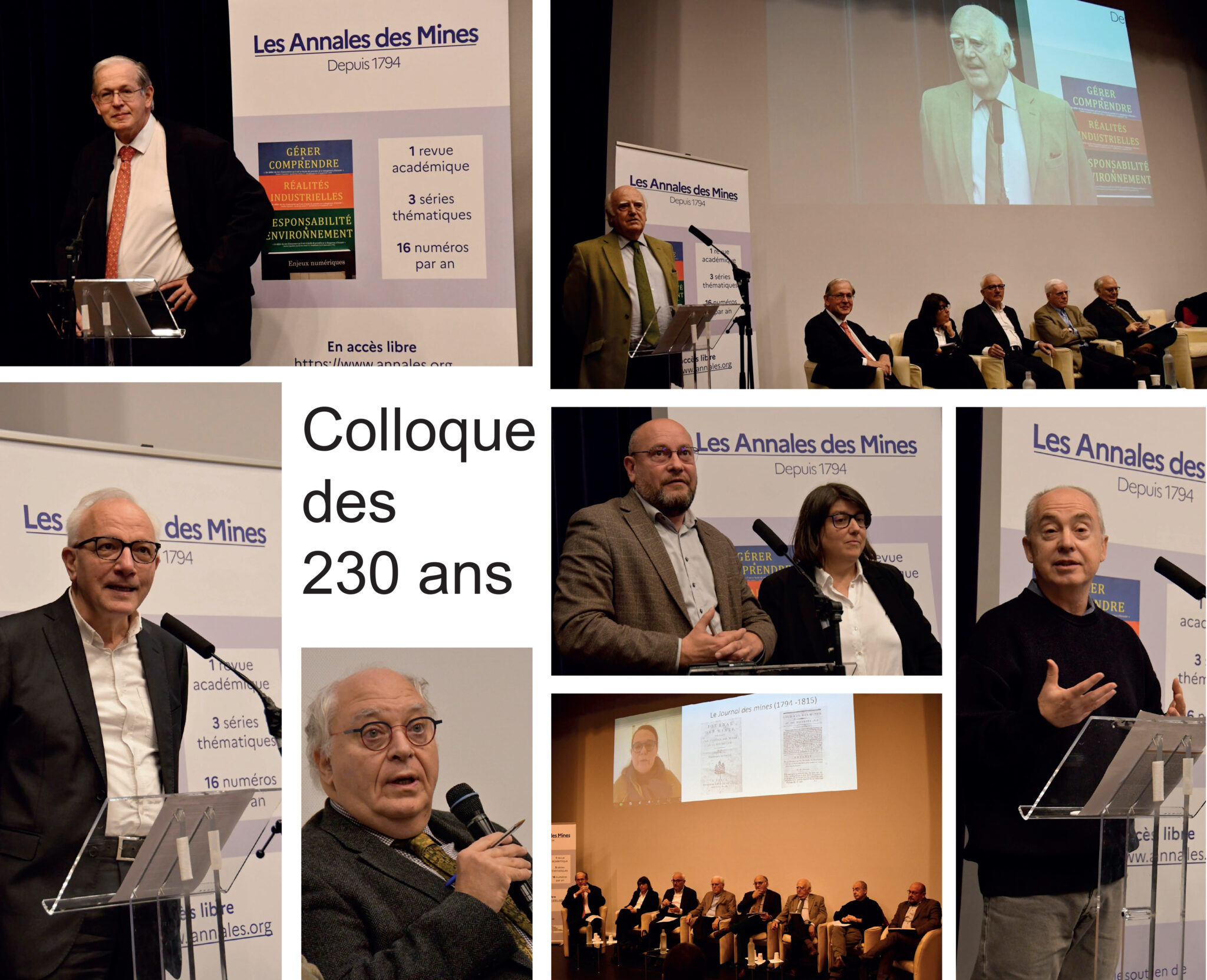 Colloque des 230 ans - LES ANNALES DES MINES